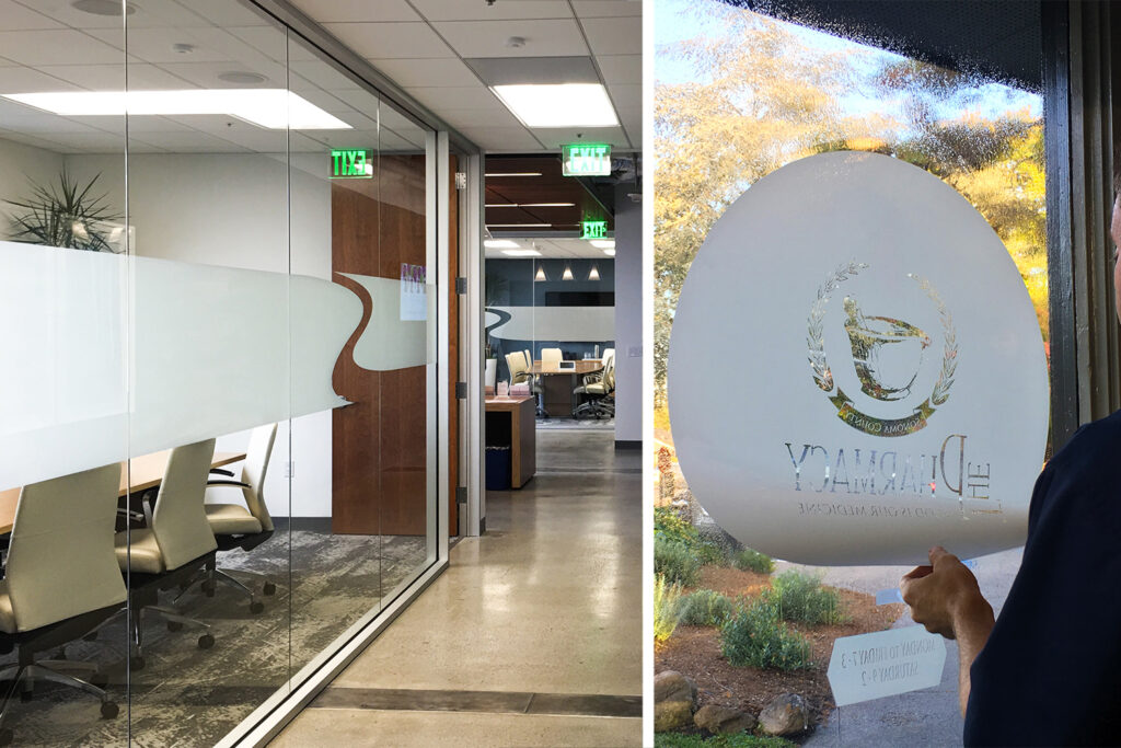 Examples of Custom Frosted Film