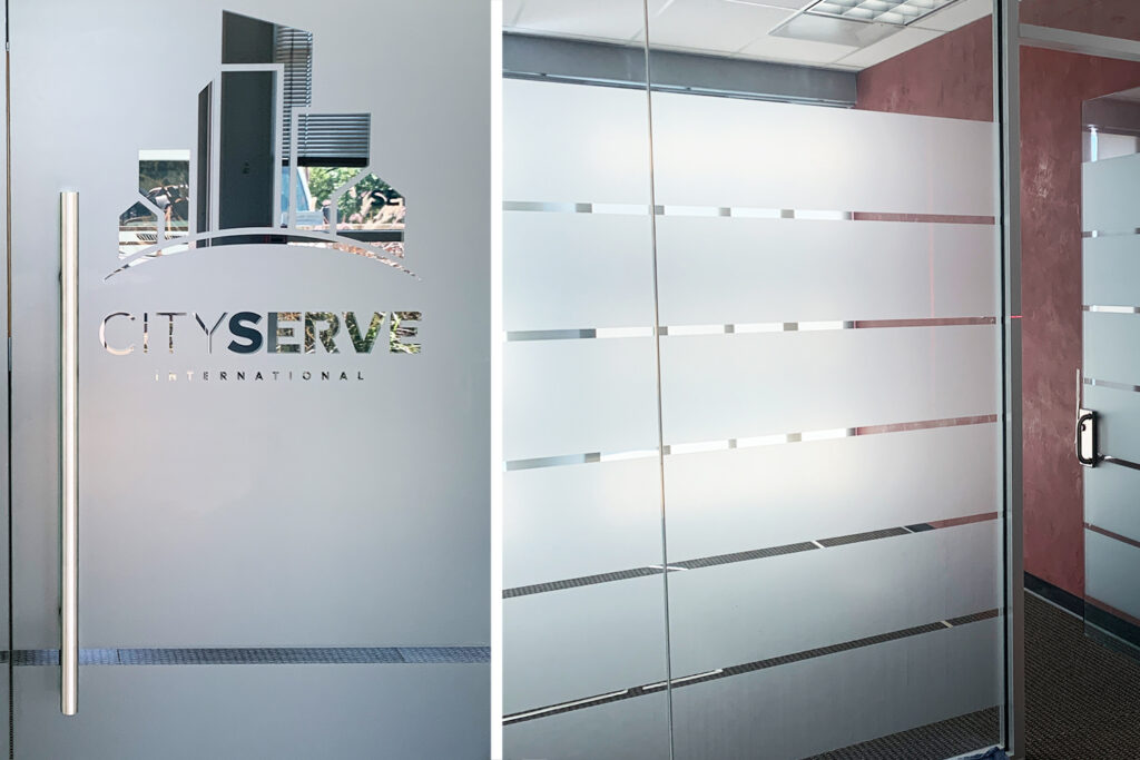 Examples of Custom Frosted Film