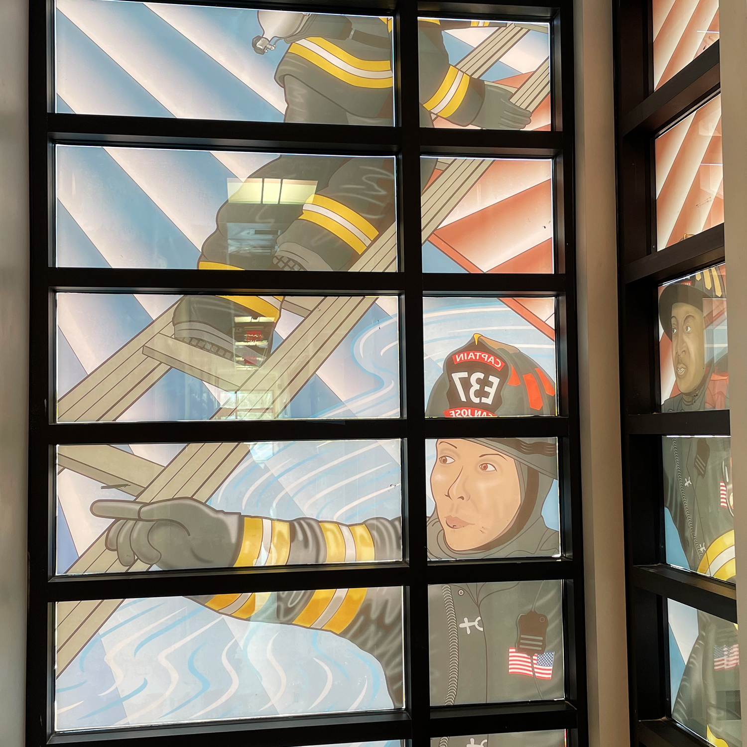 San Jose Fire Station 37 - VisualPro Custom Graphics - VisualPro